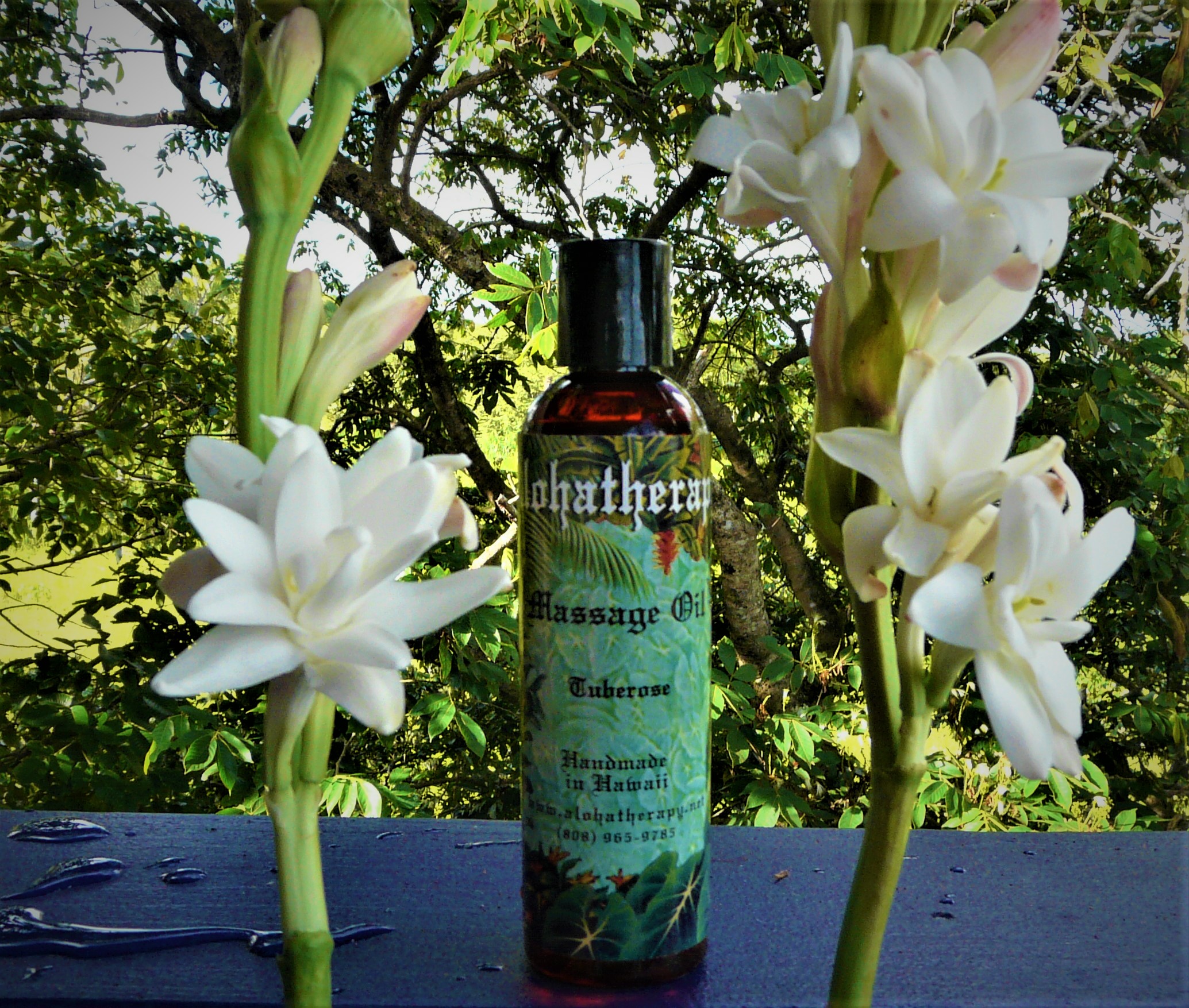“tuberose” Massage Oil Bath And Body Oil Alohatherapy